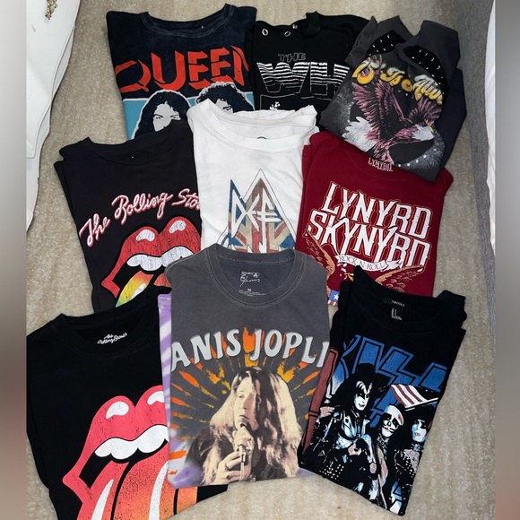 Tops | Nine Band Tshirts | Poshmark